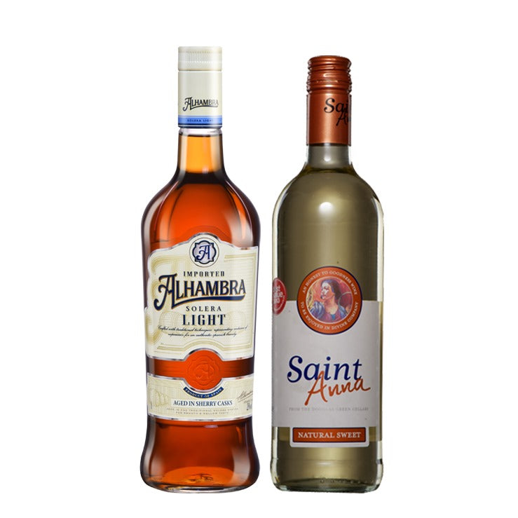 Alhambra Light 1L with FREE 1x Saint Anna Sweet White Blend NV 750ml ...